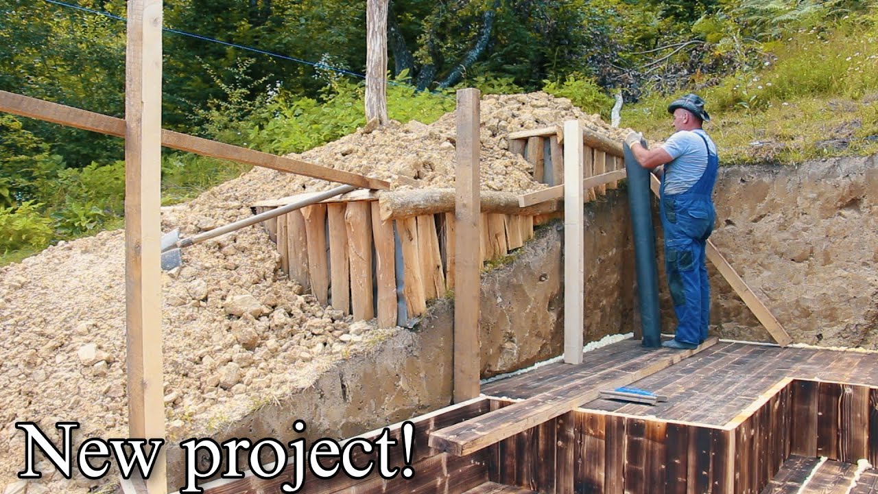 Started construction of a new project. Alone in the forest