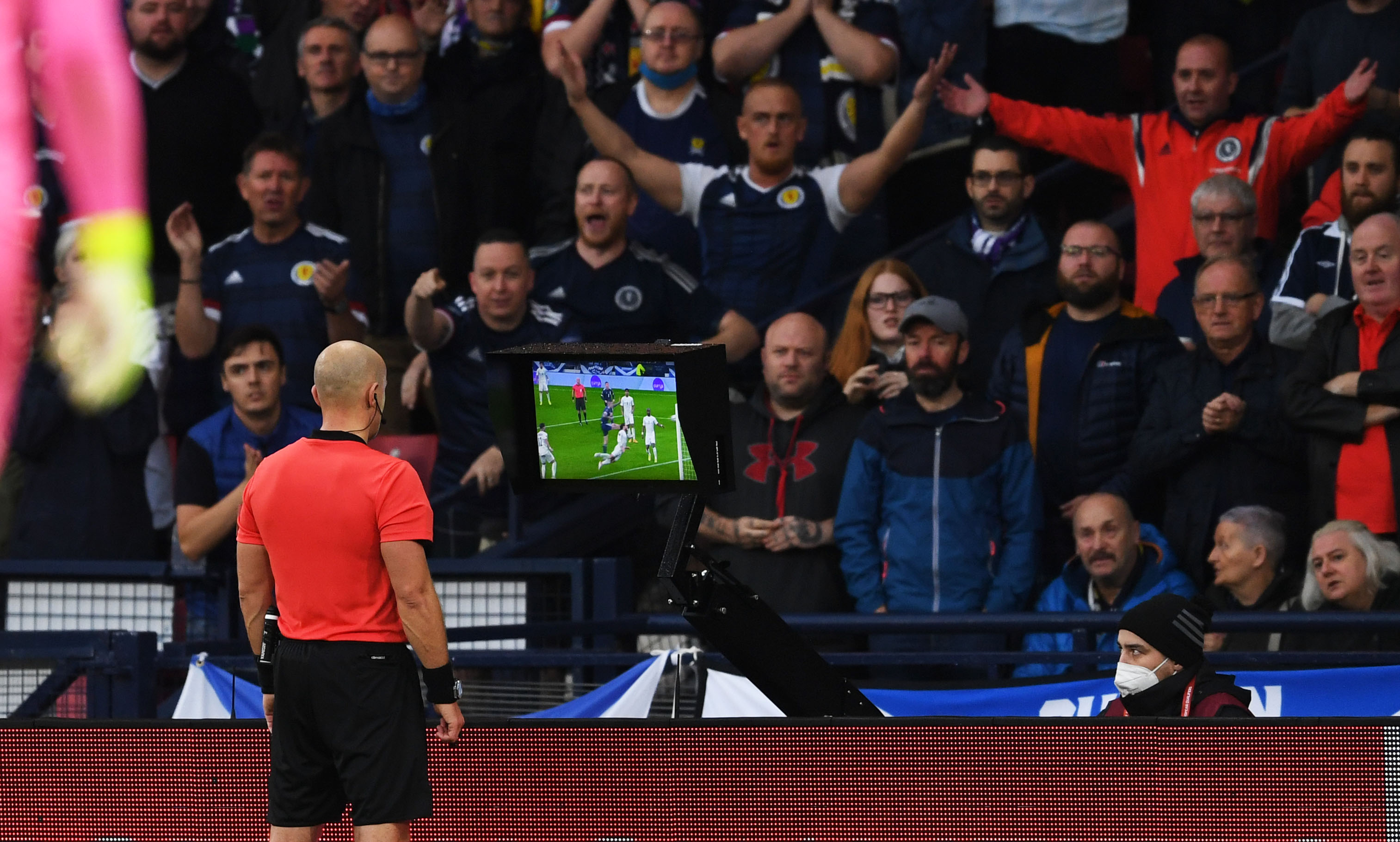 Scotland v Denmark: Official praised for 2021 Hampden decision ...