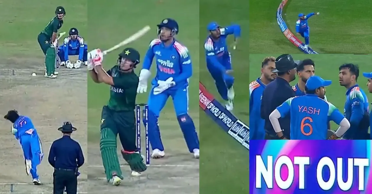 WATCH: India A players shocked as Maaz Sadaqat’s catch gets ...