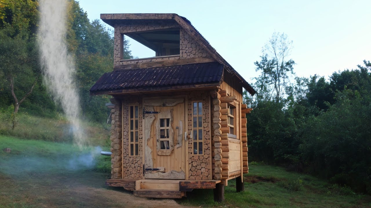 Built a two-story house far from civilization