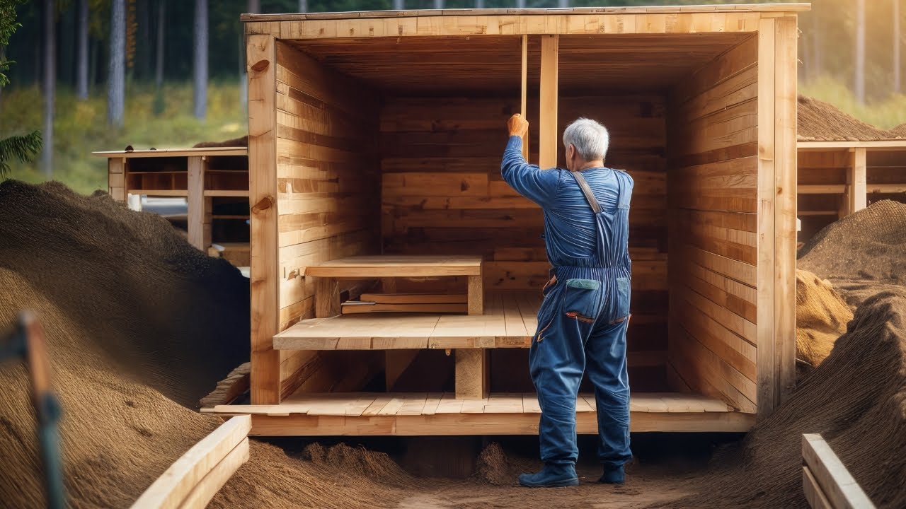 He built his dream underground house in 30 days!