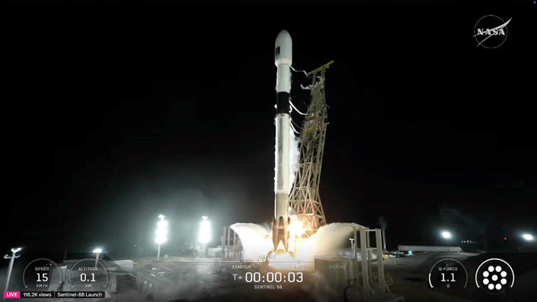 SpaceX launches second satellite to monitor sea level changes