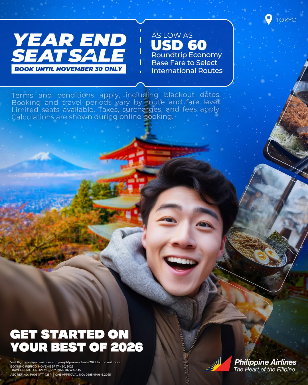 PAL offers discounted flights in year-end seat sale until Nov. 30