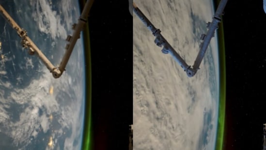 NASA astronaut shares stunning video of northern lights shimmering over ...