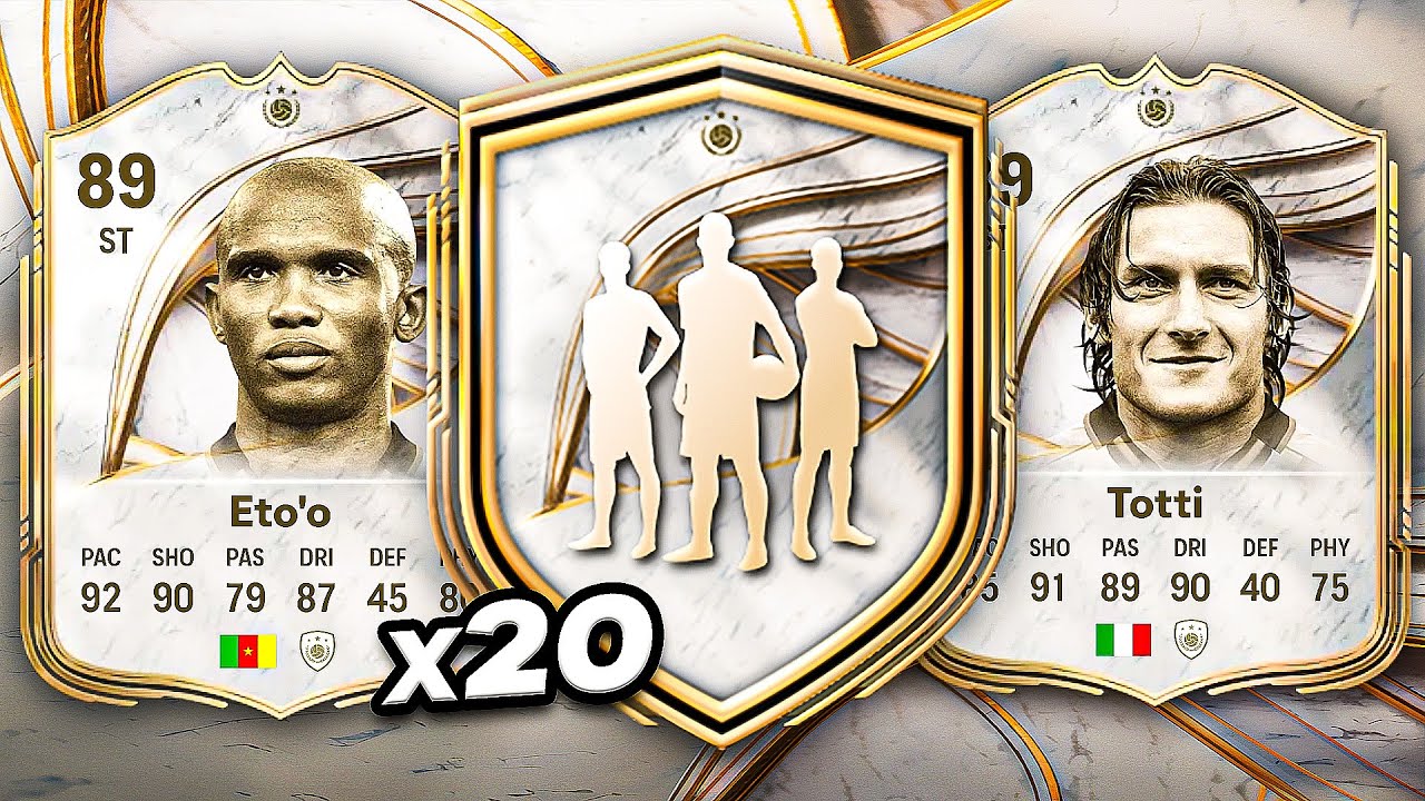 20 x MAX 89 icon upgrade packs in FC 26!