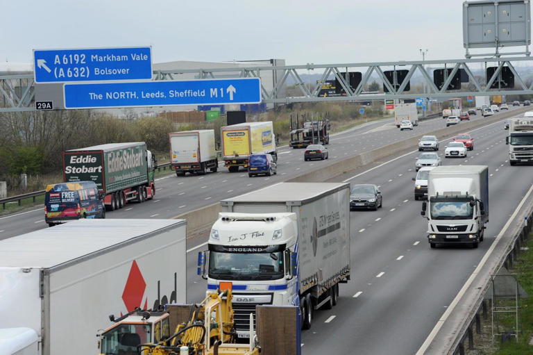 Derbyshire traffic and travel: Drivers warned of delays on A38 and M1 ...