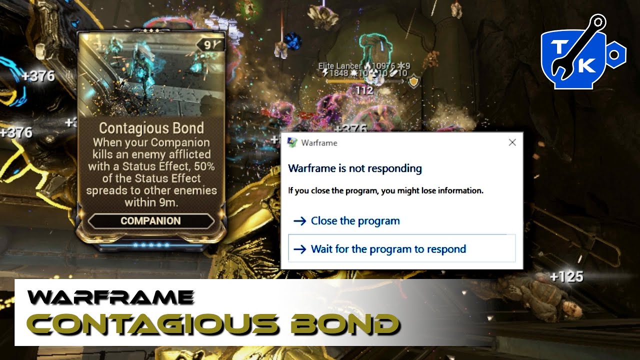 Contagious bond is so strong it crashes | Warframe