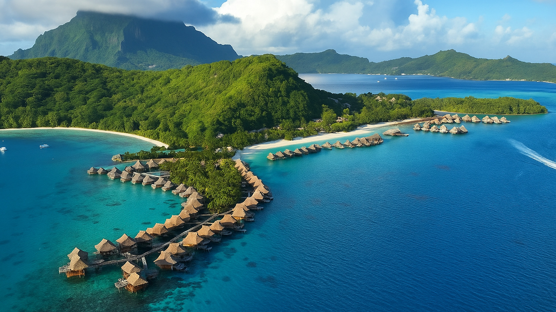 Ville sull’acqua nel cuore di Bora Bora