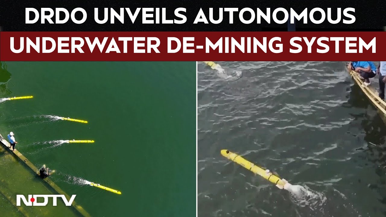 Defence News | DRDO Unveils New-Generation Underwater Anti-Mine System ...
