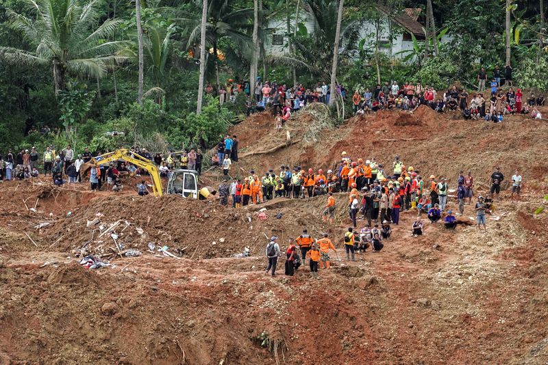 Landslides in Indonesia's Central Java kill at least 18; dozens missing