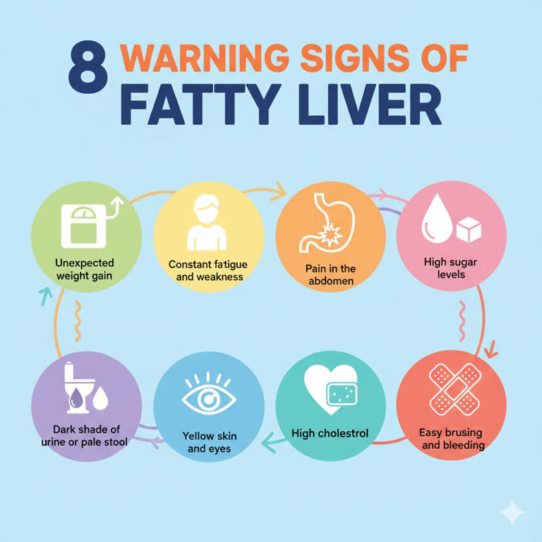AIIMS-trained liver specialist shares 8 fatty liver warning signs you ...