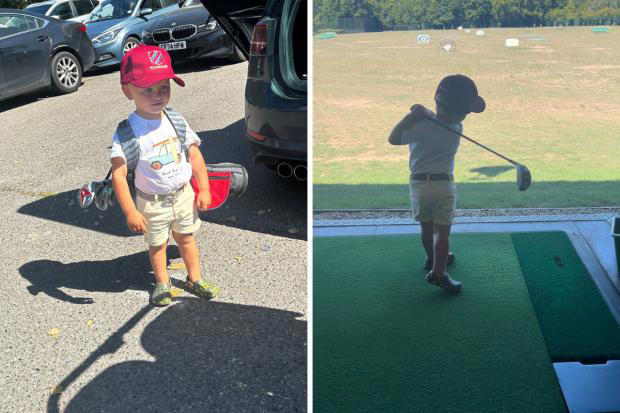 Two-year-old boy makes history by becoming youngest member of golf club