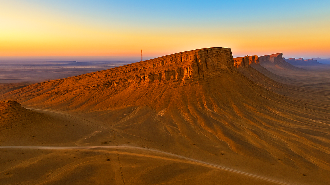 Zagora’s Desert Ridges From Above