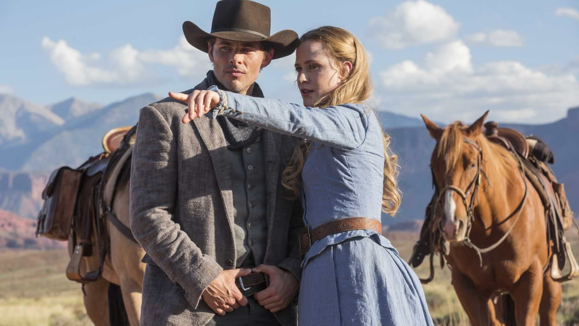 HBO's 4-part sci-fi western has one of the century's best casts