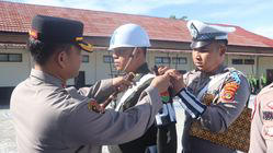 Polres Lampung Selatan Gelar Apel Pasukan Operasi Zebra Krakatau 2025, Siap Tertibkan Lalu Lintas