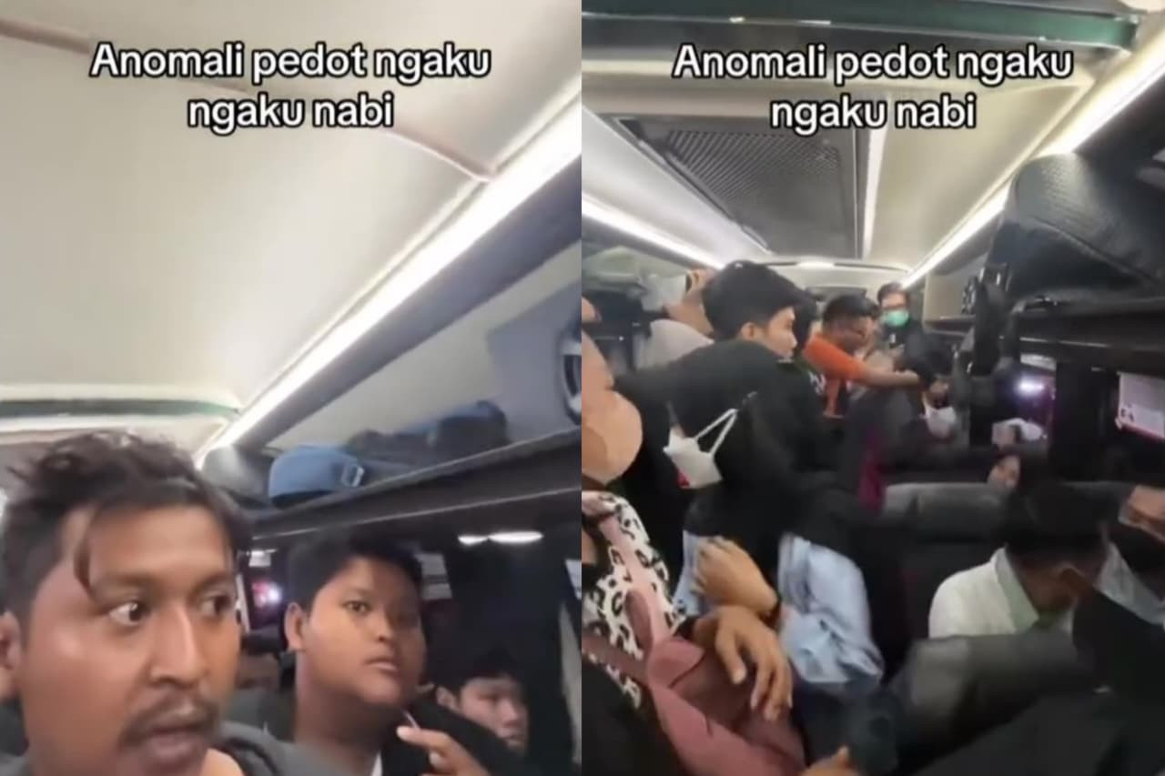 Viral! Pria Diduga ODGJ Mengaku Nabi dan Diusir dari Bus di Terminal ...