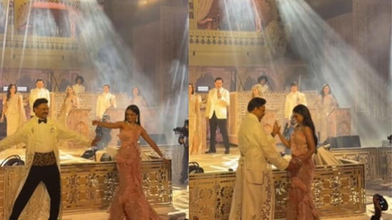 Rama Raju Mantena dances with daughter Netra at Udaipur wedding ...