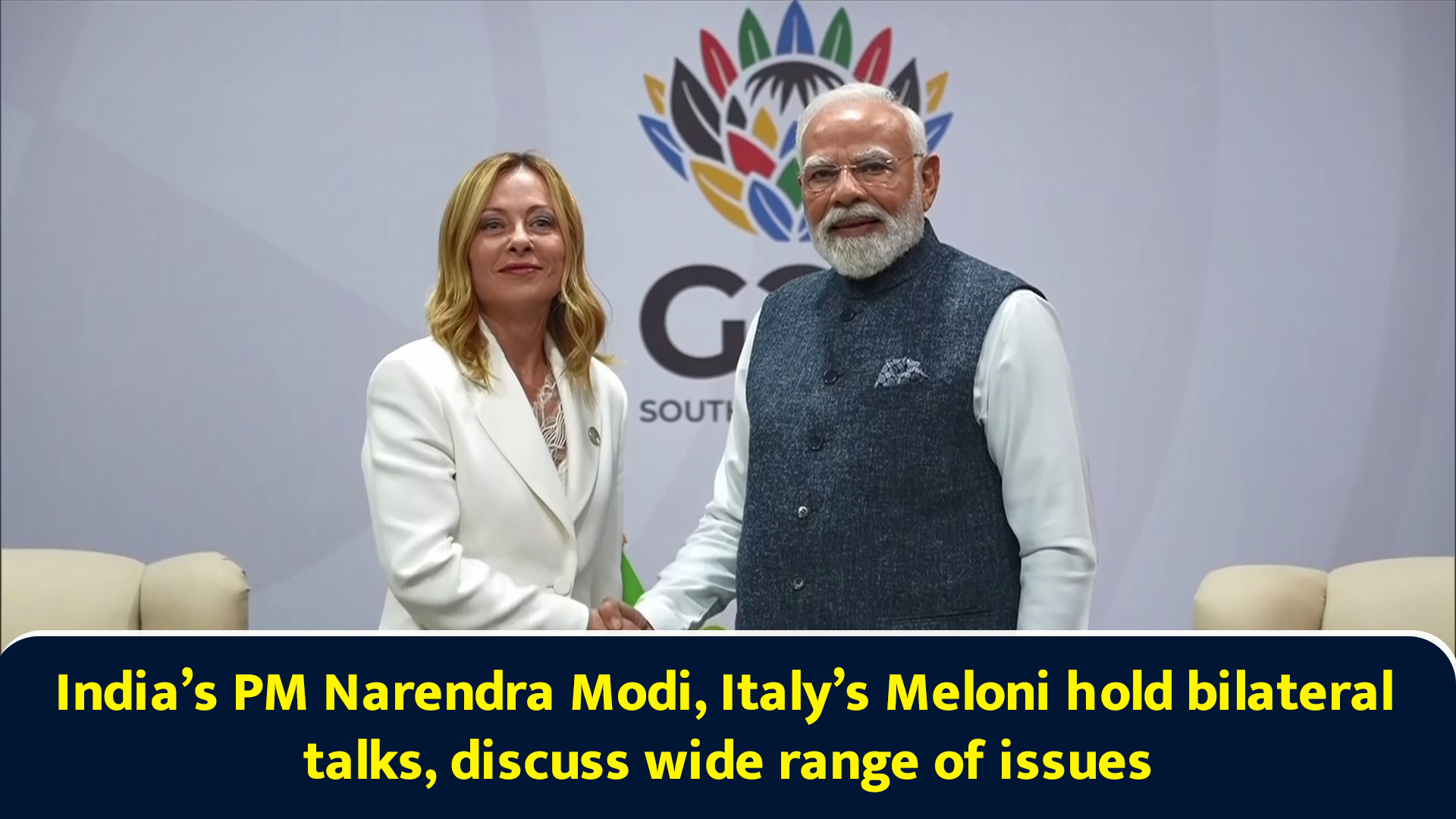 India’s PM Narendra Modi, Italy’s Meloni hold bilateral talks, discuss ...