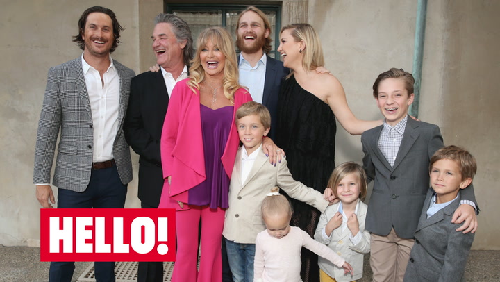 Watch: Meet Goldie Hawn and Kurt Russell's grandchildren
