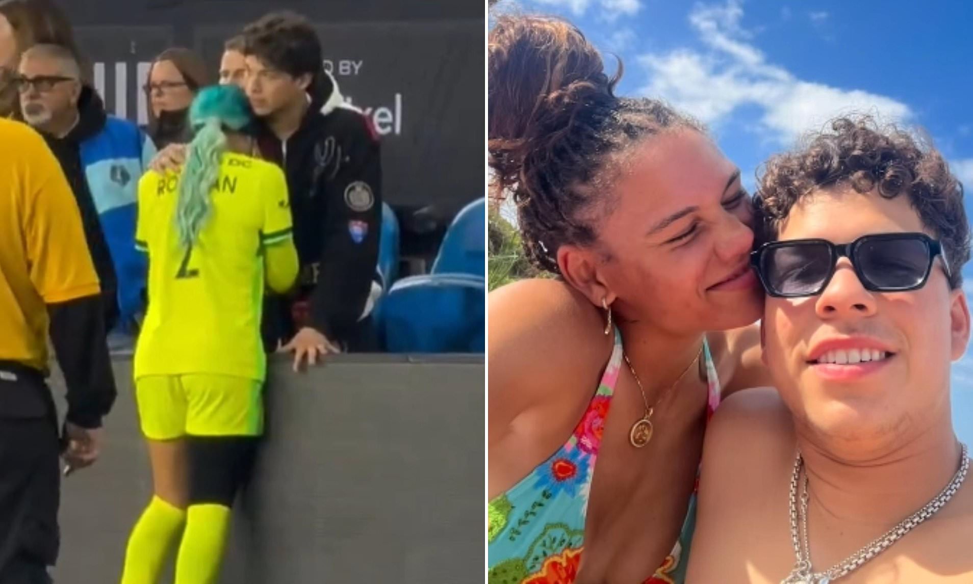Heartwarming moment Ben Shelton comforts crying girlfriend Trinity ...