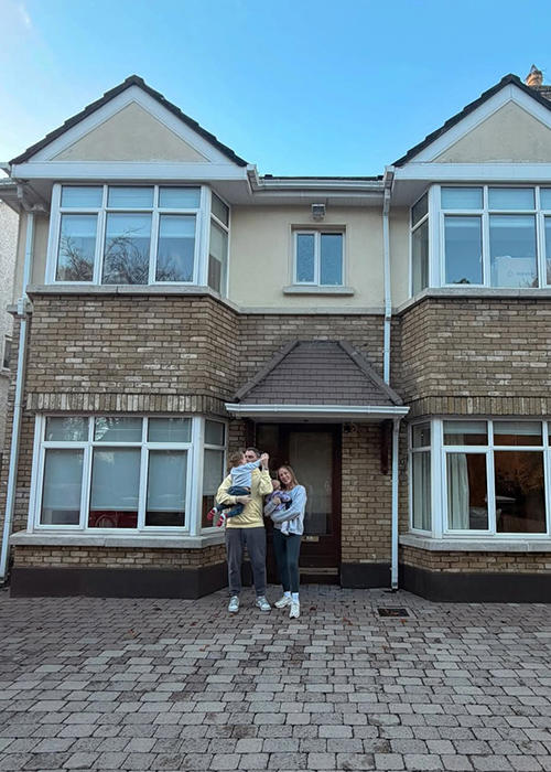 Paddy Andrews and wife Doireann celebrate 'bittersweet' next chapter