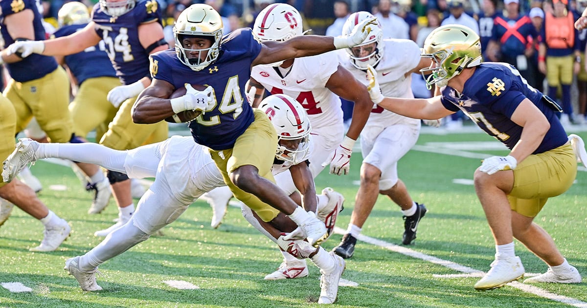 The Legends Trophy odds: Opening point spread released for Notre Dame vs. Stanford, How to Watch
