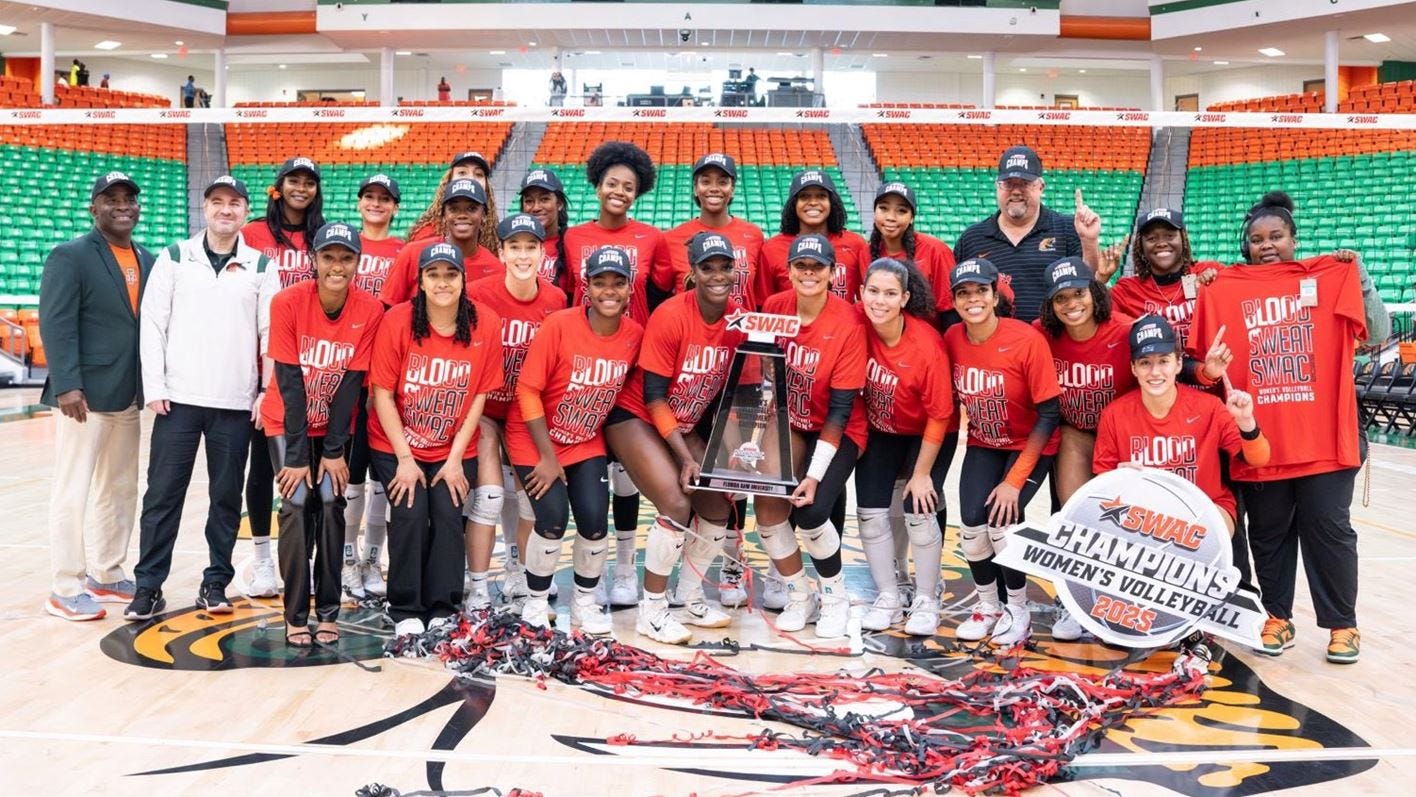 FAMU volleyball captures another SWAC title. This time, on its homecourt