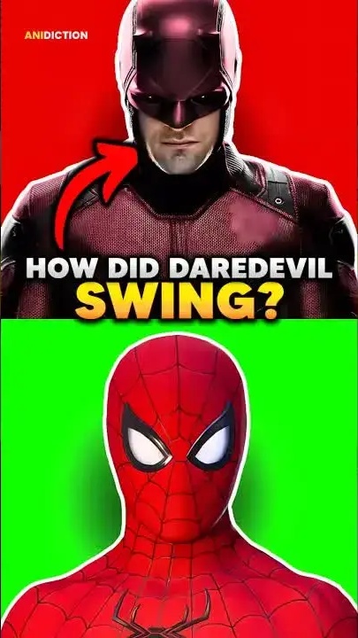 How does Daredevil swing like Spider-Man in Born Again? #shorts #daredevil