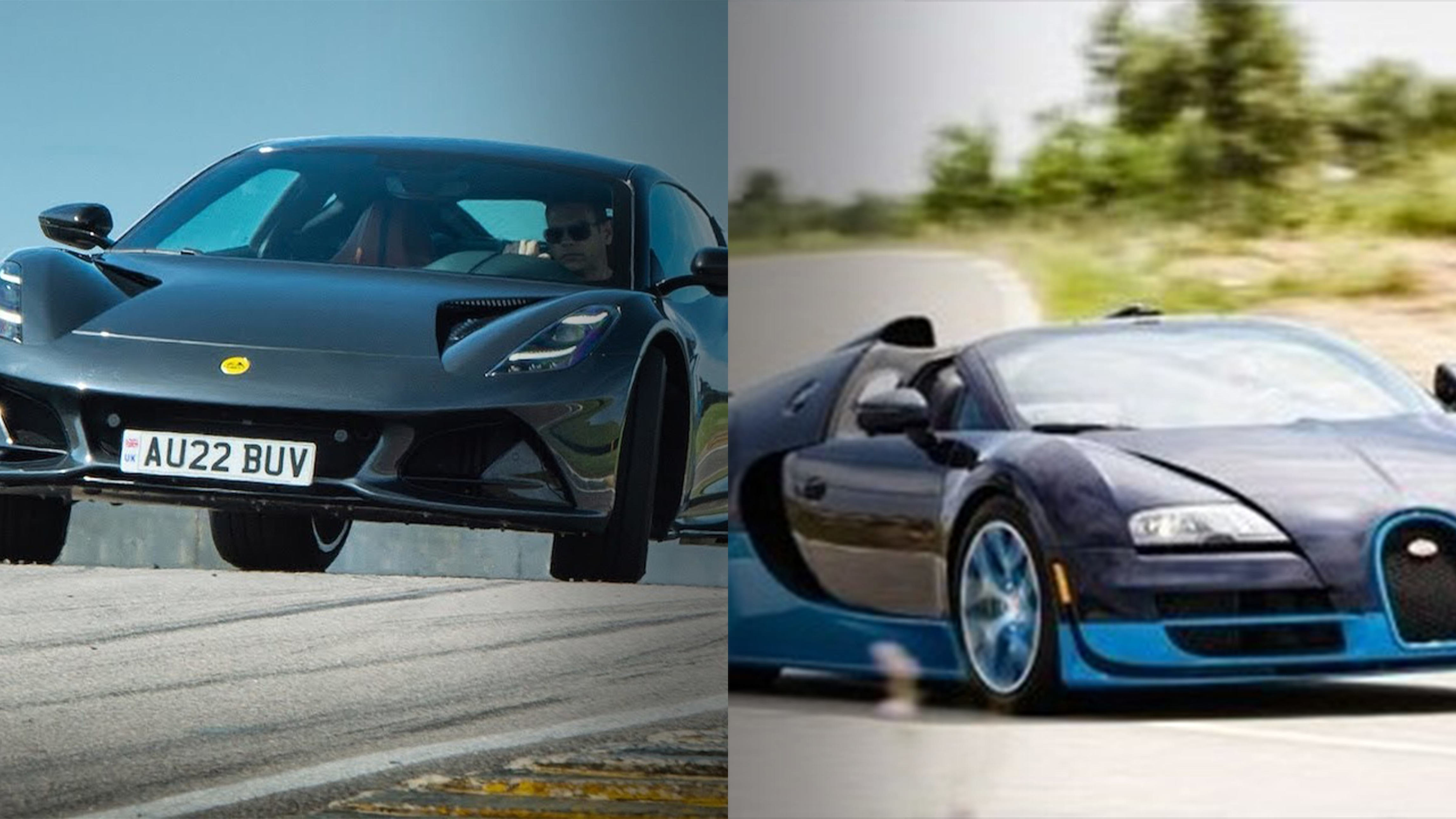 Lotus Emira vs Bugatti Veyron Grand Sport Vitesse
