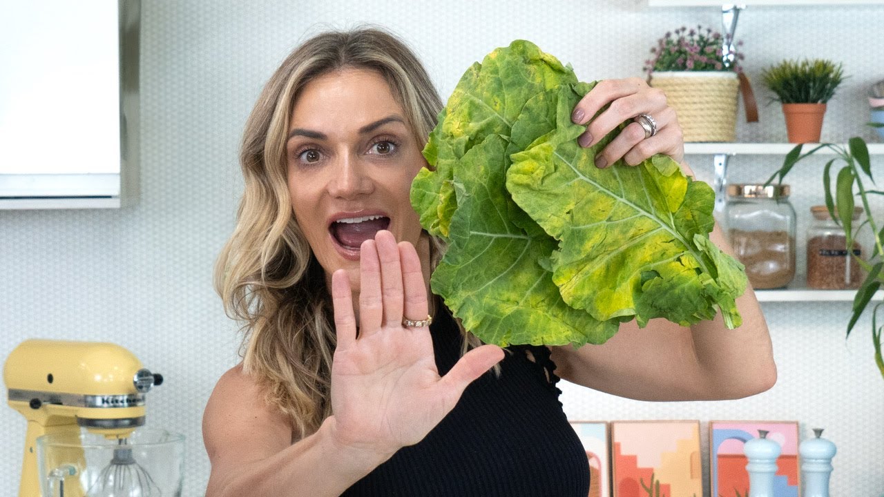 Nunca mais jogue a couve amarelada fora! (Prato de restaurante)