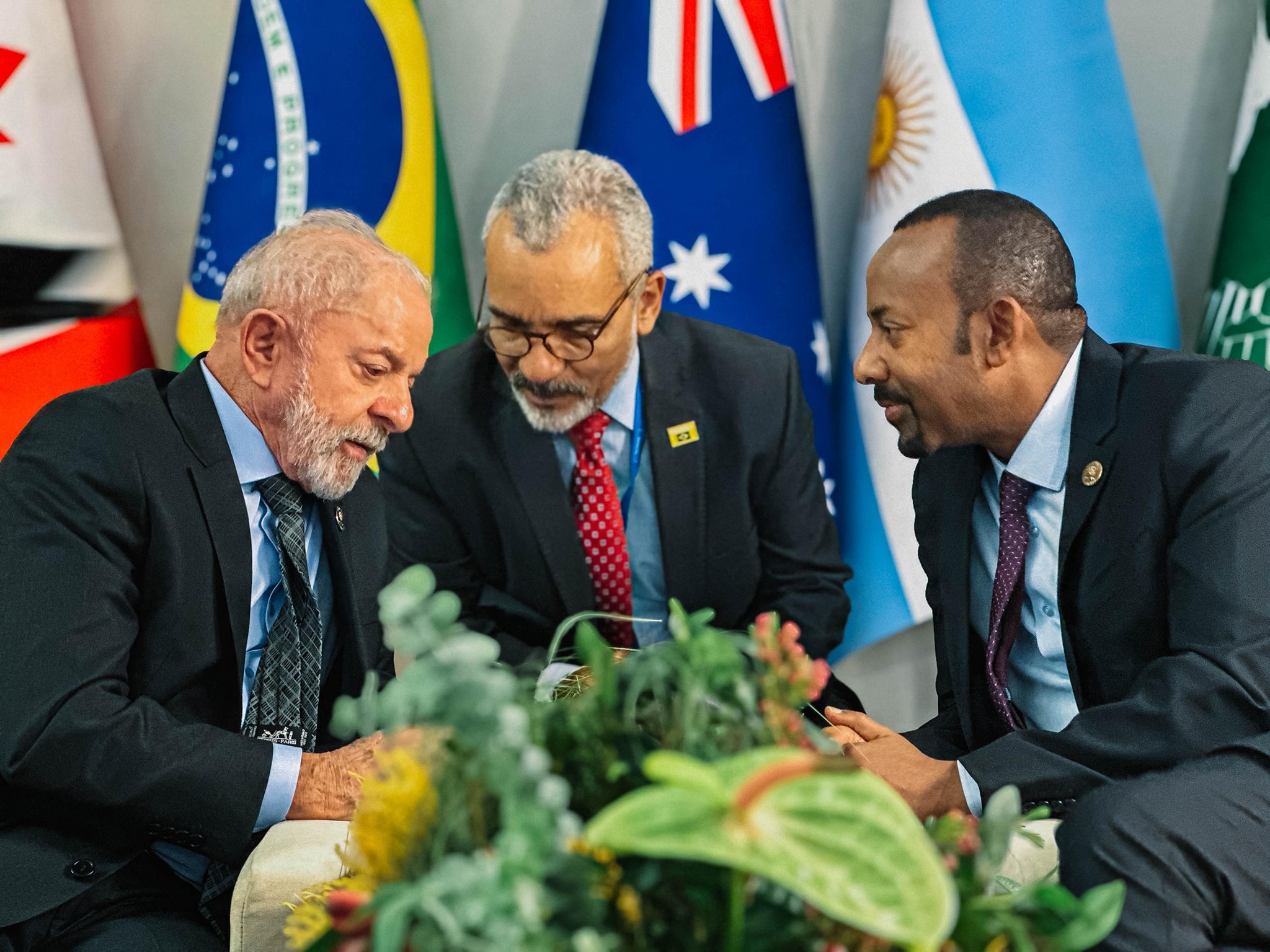 PM Abiy Holds Strategic Talks with Brazilian President Lula