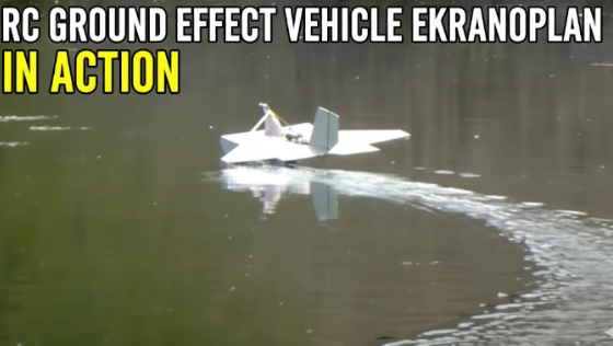 Flying the RC Ground Effect Vehicle: Ekranoplan Demo