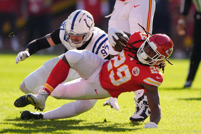 Chiefs rally from 11-point deficit to beat Colts in OT on Harrison ...