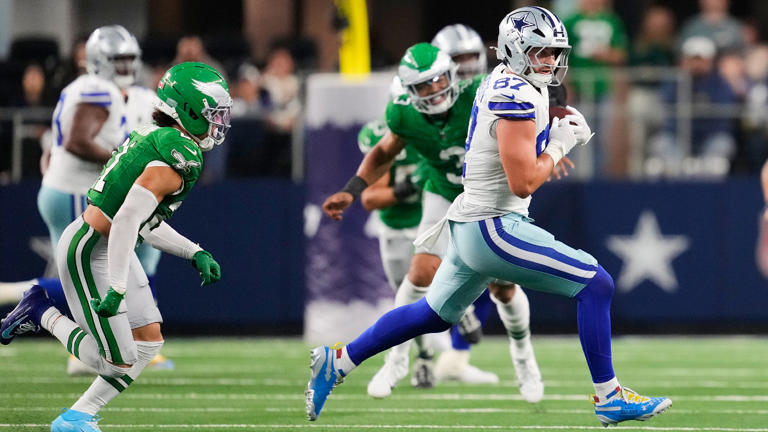 Cowboys rally from 21 down to beat Eagles on Aubrey’s game-ending field ...