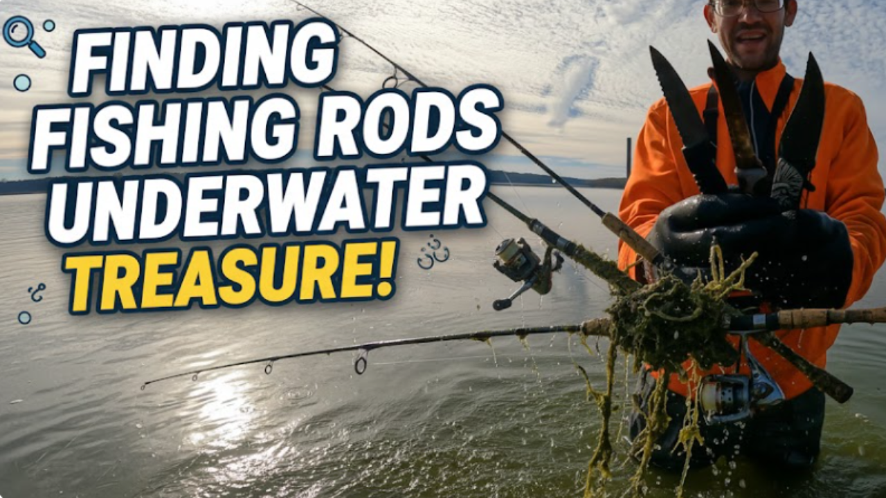 Pulling Fishing Rods Underwater – Public Boat Ramp Magnet Fishing Fun!