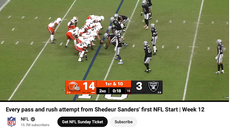 NFL Social Media Channels Have More Shedeur Sanders Highlights Than You ...