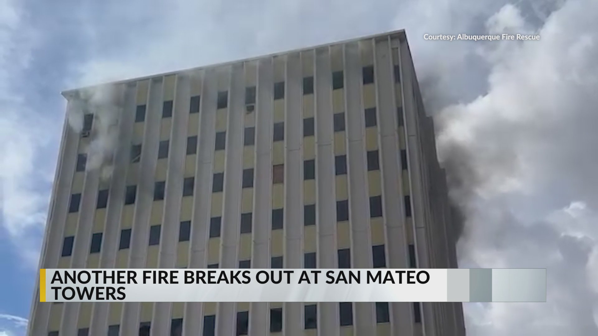 AFR investigates Sunday San Mateo Towers fire