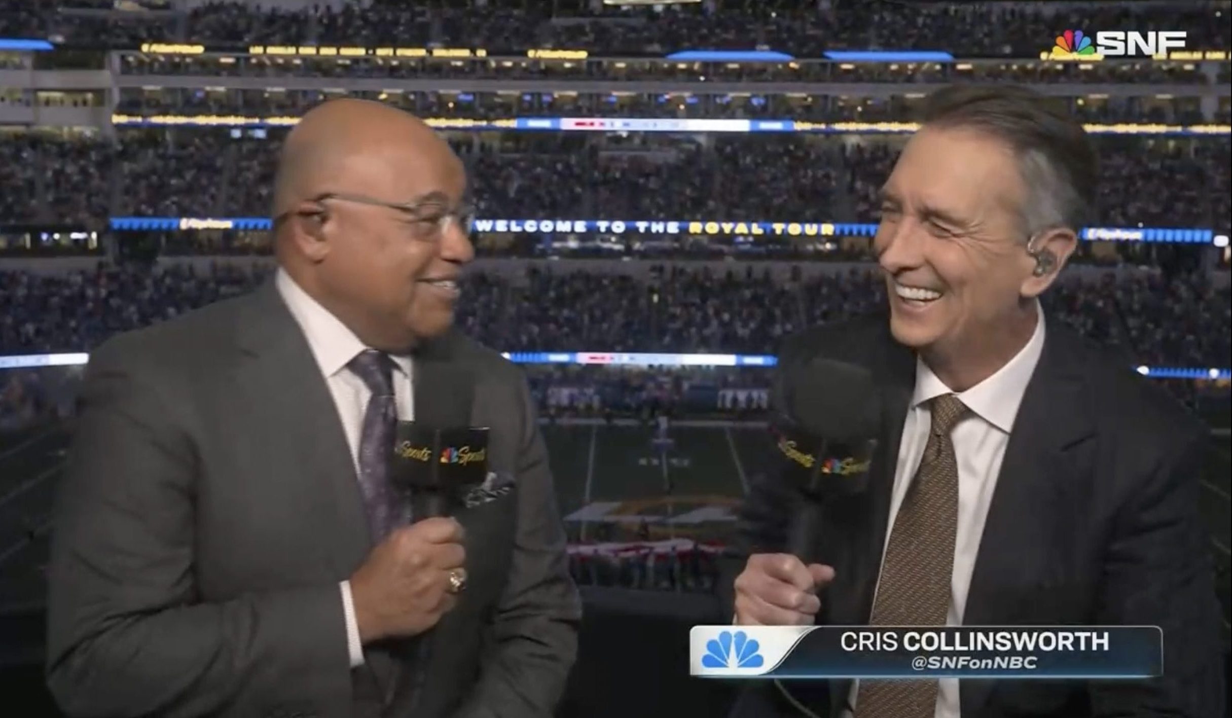 Cris Collinsworth brings back slide for milestone broadcast