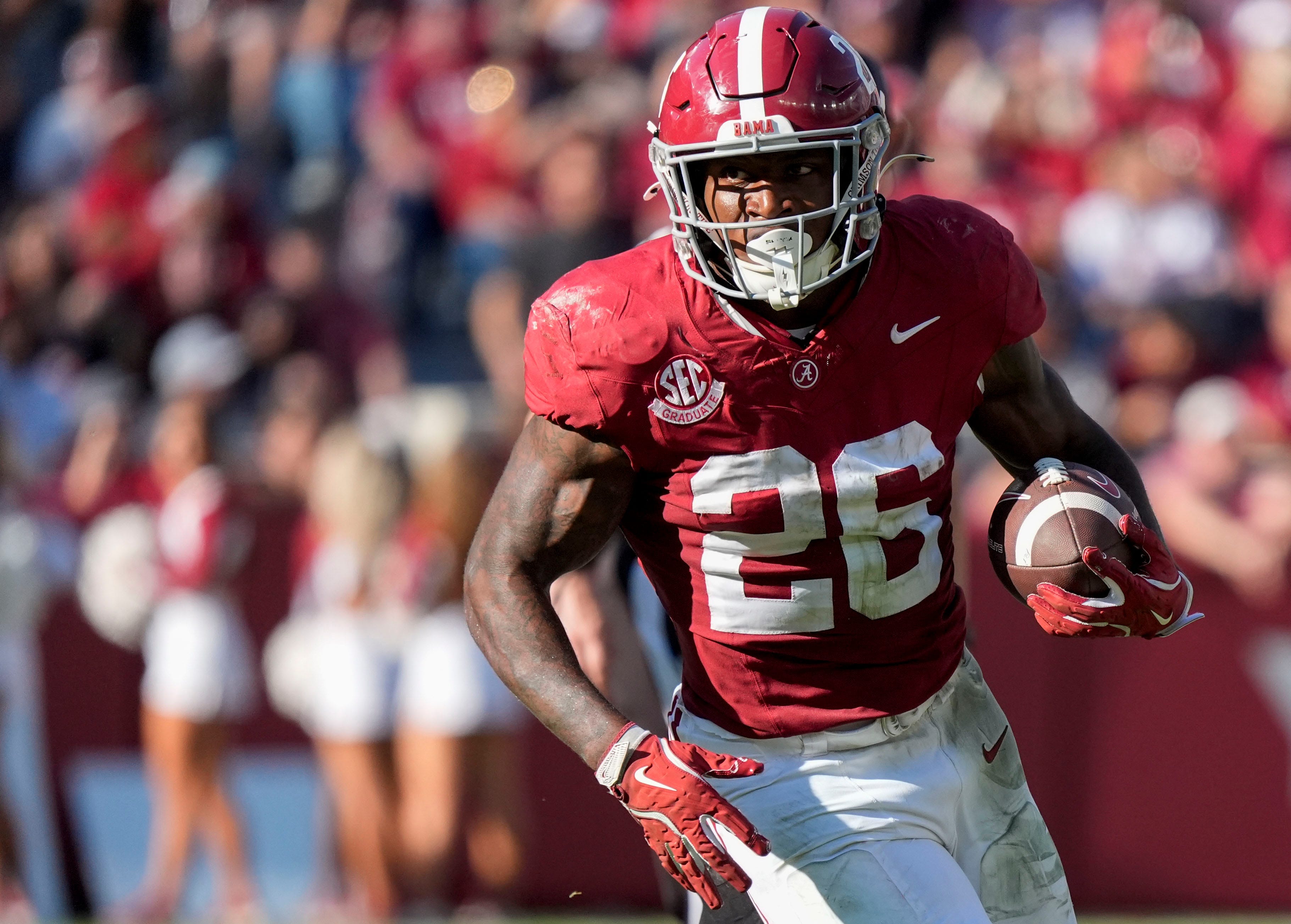 Alabama running back officially declares for 2026 NFL draft