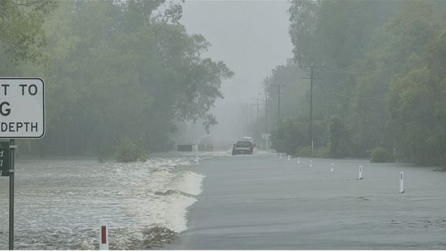 Drone Footage Shows Widespread Flooding in Darwin Following Cyclone Fina