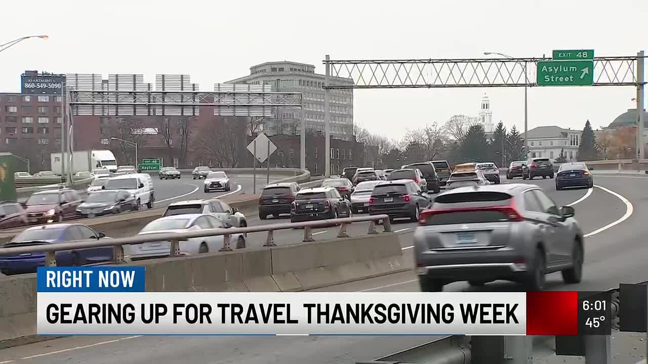 Thanksgiving week brings heavy traffic to Connecticut highways