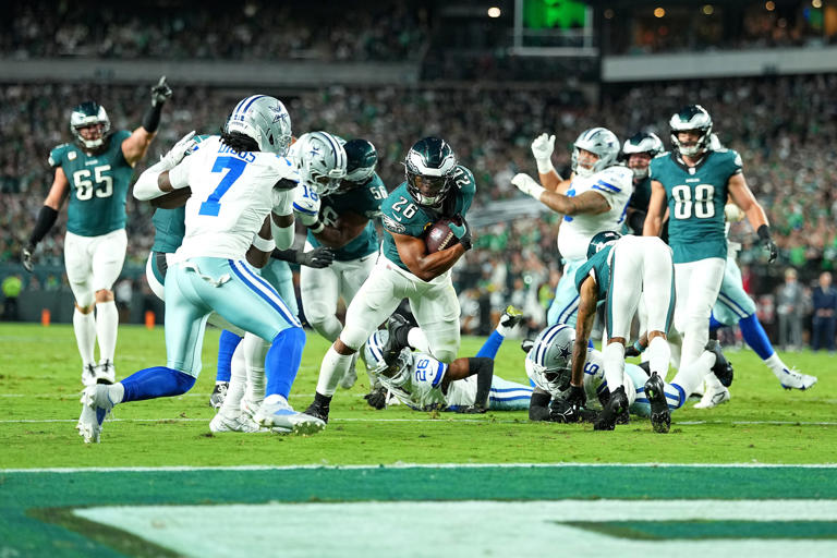 Eagles vs. Cowboys Week 12: First quarter score updates