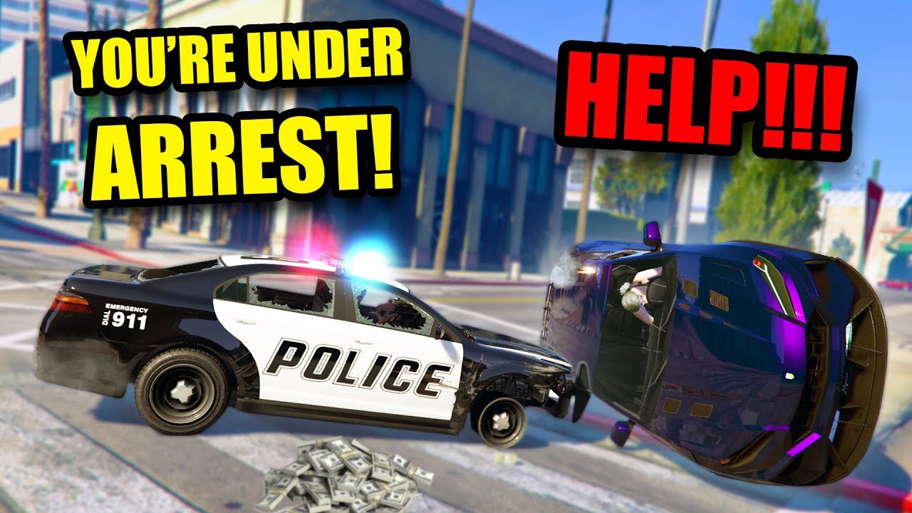 Making people think I'm a real cop! Hilarious! | GTA 5 thug life #224