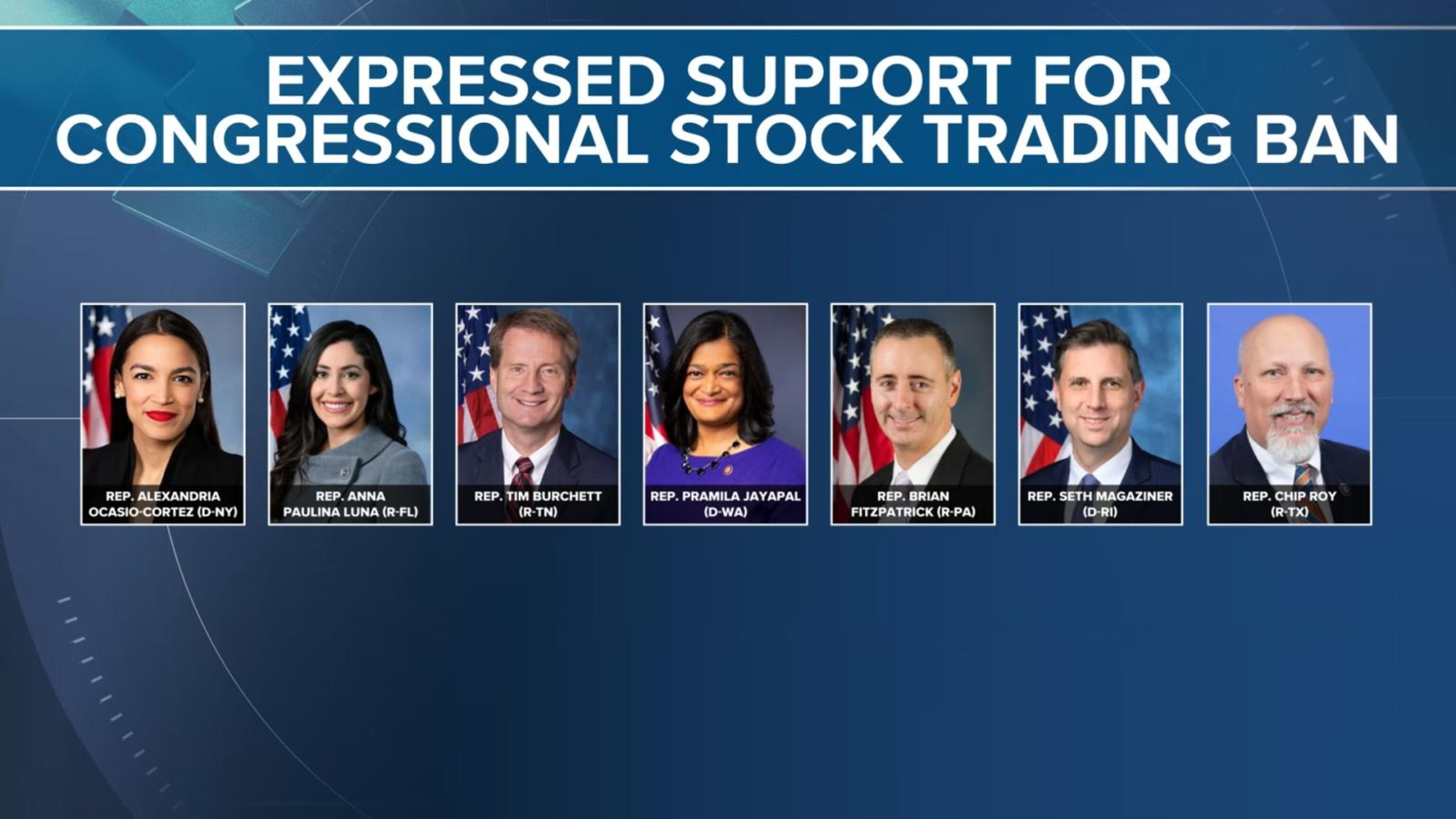 Lawmakers push for congressional stock trading ban