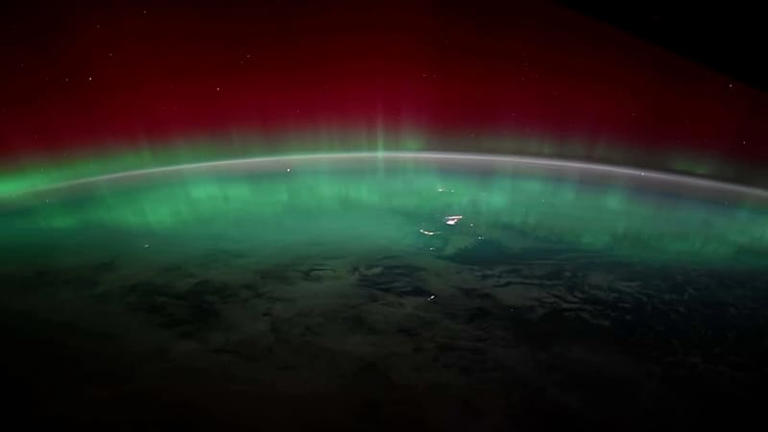 NASA astronaut captures Northern Lights from space