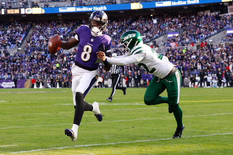 Jets vs Ravens highlights as Tyrod Taylor, Jets lose NFL Week 12 game