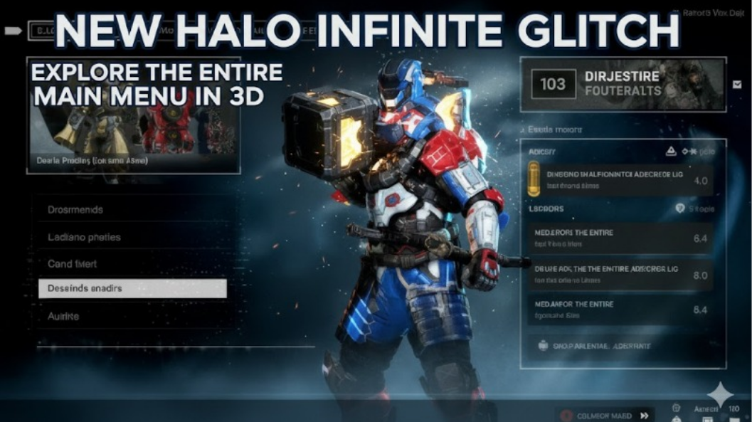 New Halo Infinite Glitch Lets You Explore the Entire Main Menu in 3D
