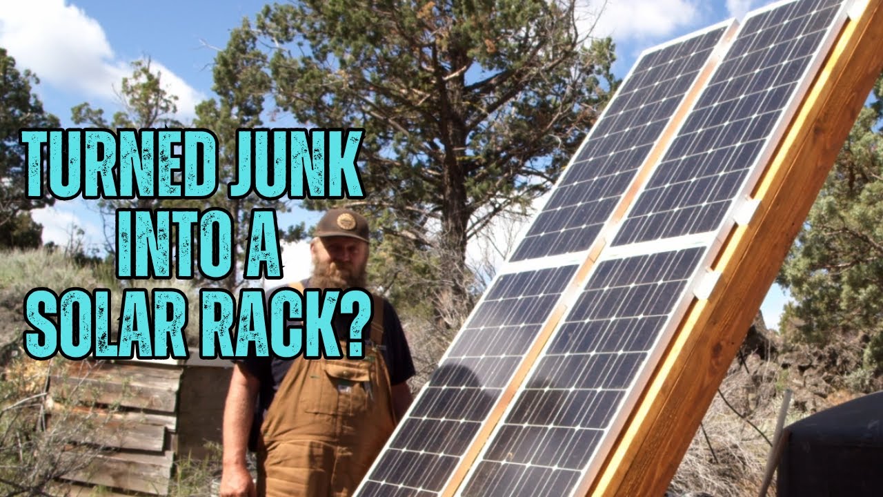 Building a Solar Array Rack With Scrap Materials – Affordable Solar ...