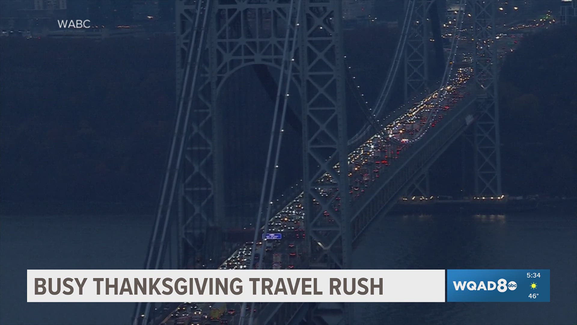 Thanksgiving travel rush underway