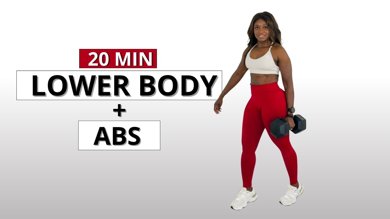 Dumbbell Lower Body Workout with Core Focus – 20 Minutes to Strength ...